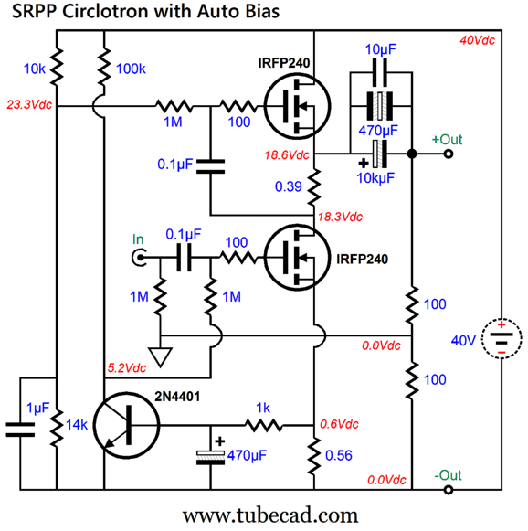 SRPP/Circlotron and Active Crossover